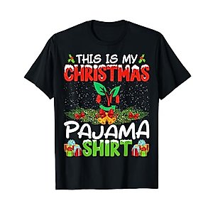 Compost Composting Xmas Pajama Shirt Christmas Holiday T-Shirt