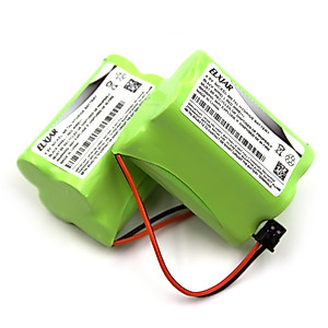 elxjar (2-Pack) 4.8V Battery Pack Replacement for Uniden Bearcat SPORTCAT BP-120 BP-150 BP-180 BP-250 BC245XLT, BBTY0356001 NASCAR SPORTCAT SC140 / SC140B / SC150 / SC150B / SC150Y / SC180 / SC180B