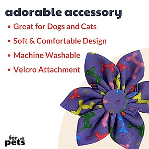 H&K Pet Pinwheel | Balloon Doggy (Small) | Birthday Velcro Collar Accessory for Dogs/Cats | Fun Pet Pinwheel Collar Attachment | Cute, Comfortable Pet Accessory