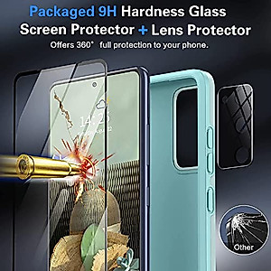 Oneagle for Samsung Galaxy S20 FE Case 5G, [4 in 1 ] S20 Fe 5G Case with [9H Glass Screen Protector+ Lens Protector] Built in [ 360° Ring Stand] Military Shockproof Phone Case for Samsung S20 Fe
