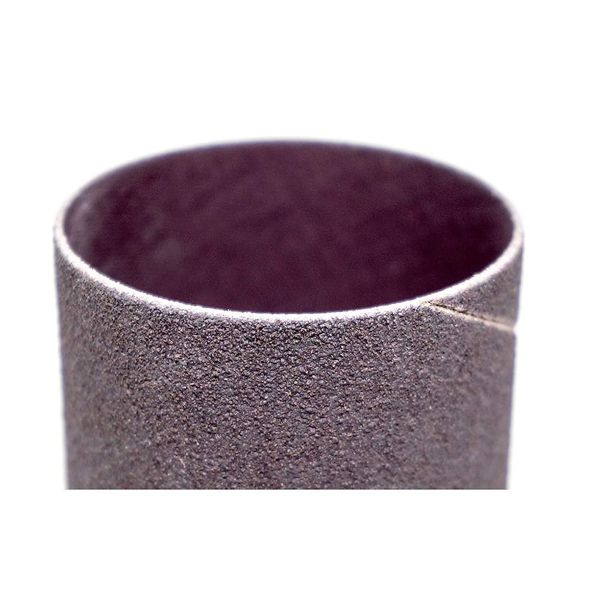 Benchmark Abrasives 1.5" x 1.5" Aluminum Oxide Abrasive Spiral Bands for Rotary Tools, Drum Sleeves for Sanding Deburring Blending Polishing on Metals Plastic Wood Rubber (10 Pack) - 60 Grit