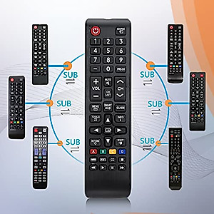 (Pack of 2) Universal for Samsung TV Remotes, Replacement for Samsung Smart TVs - LED LCD HDTV QLED SUHD UHD 4K 3D TV