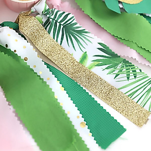 Wild One Banner For 1st Birthday - Wild One Birthday Banner For Photo Booth Props And Backdrop Cake Smash,best Wild One Birthday Decorations For Baby (Pink Safari Highchair Banner)