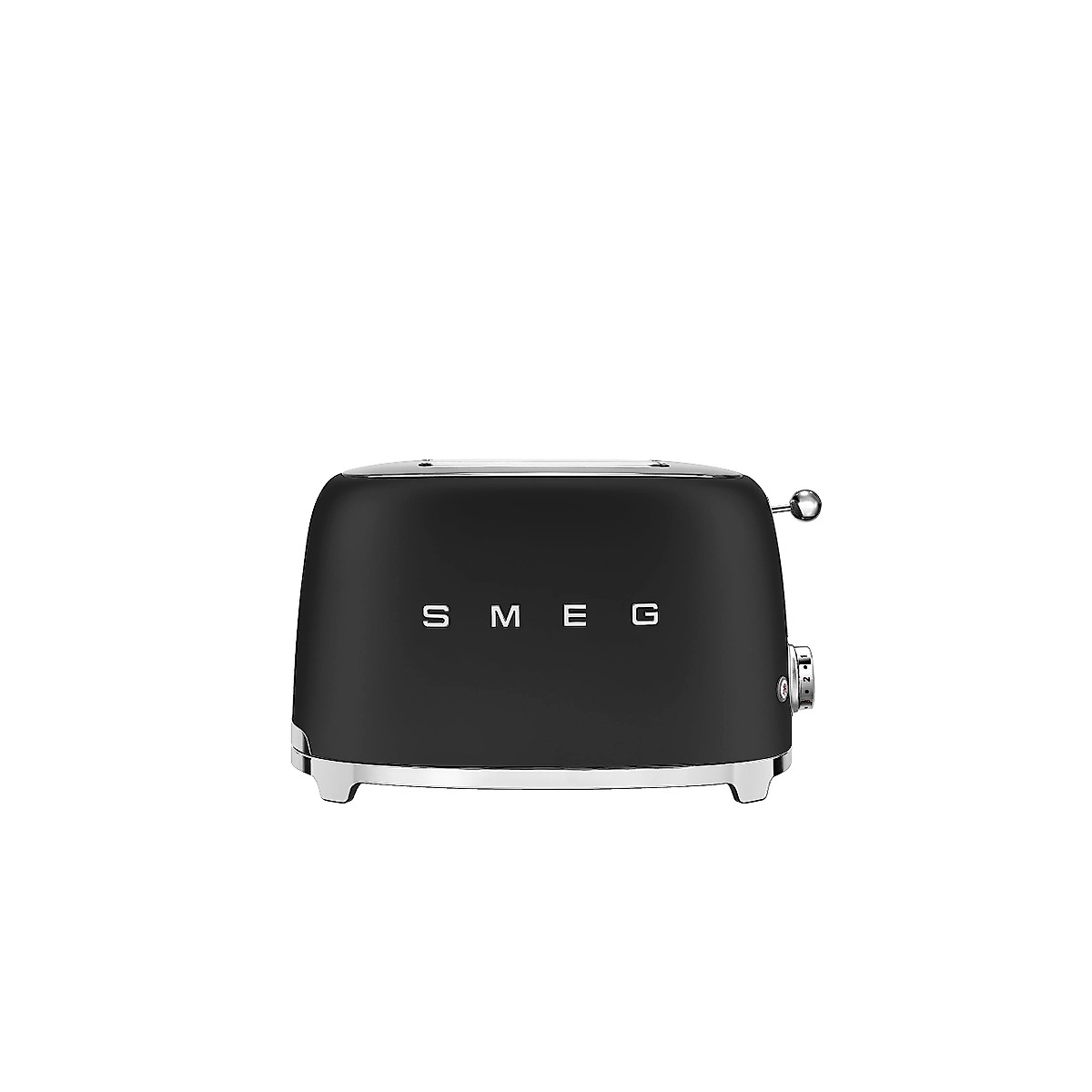 SMEG 2 Slice Toaster with Sandwich Racks, Black
