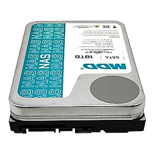 MDD (MD18TSATA25672NAS) 18TB 7200 RPM 256MB Cache SATA 6.0Gb/s 3.5" Internal NAS Hard Drive - 5 Years Warranty (Renewed)