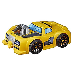 Playskool Heroes Transformers Rescue Bots Academy Bumblebee Track Tower 14" Playset, 2-in-1 Converting Robot, Collectible Toys for Kids Ages 3 & Up