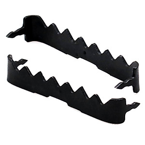 Sawtooth Picture Hangers - 100 Pack - Black Sawtooth Picture Hangers No Nail - 1 3/4 Inch Sawtooth Hangers