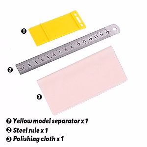 Rustark 21Pcs Modeler Basic Tools Craft Set Hobby Building Tools Kit for Gundam Car Model Building