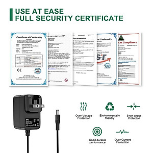 FITE ON UL Listed 12V 2A AC Adapter Power for Petsafe Wireless Fence IF-100 Pet Containment System