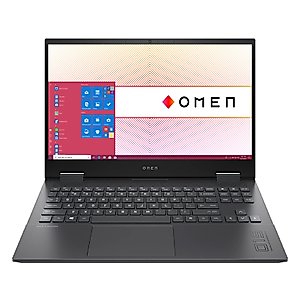 HP OMEN 15z-en100 Laptop (AMD Ryzen 9 5900HX 8-Core, 15.6" Full HD (1920x1080), 32GB RAM, 1TB PCIe SSD, GeForce RTX 3070, Webcam, WiFi, Bluetooth, Backlit Keyboard, 3xUSB 3.1, Win 11 Pro)