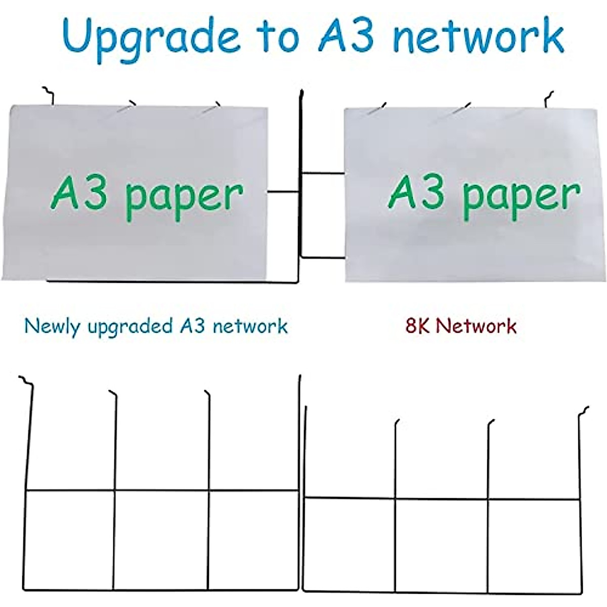 CENAP Art Drying Rack, Solid Mobile Art Drying Rack with Wire Rack for Art Classroom, Studio and Home Use Drying and Printing Rack (Size : 20-Layer)