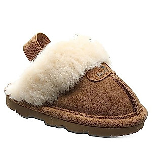 BEARPAW Loki Toddler Hickory Size 11 | Toddlers's Slippers | Toddlers's Shoes | Comfortable & Light-Weight