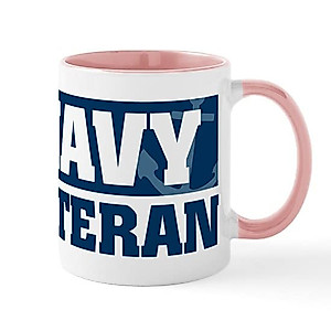 CafePress US Navy Veteran Mug Ceramic Coffee Mug, Tea Cup 11 oz