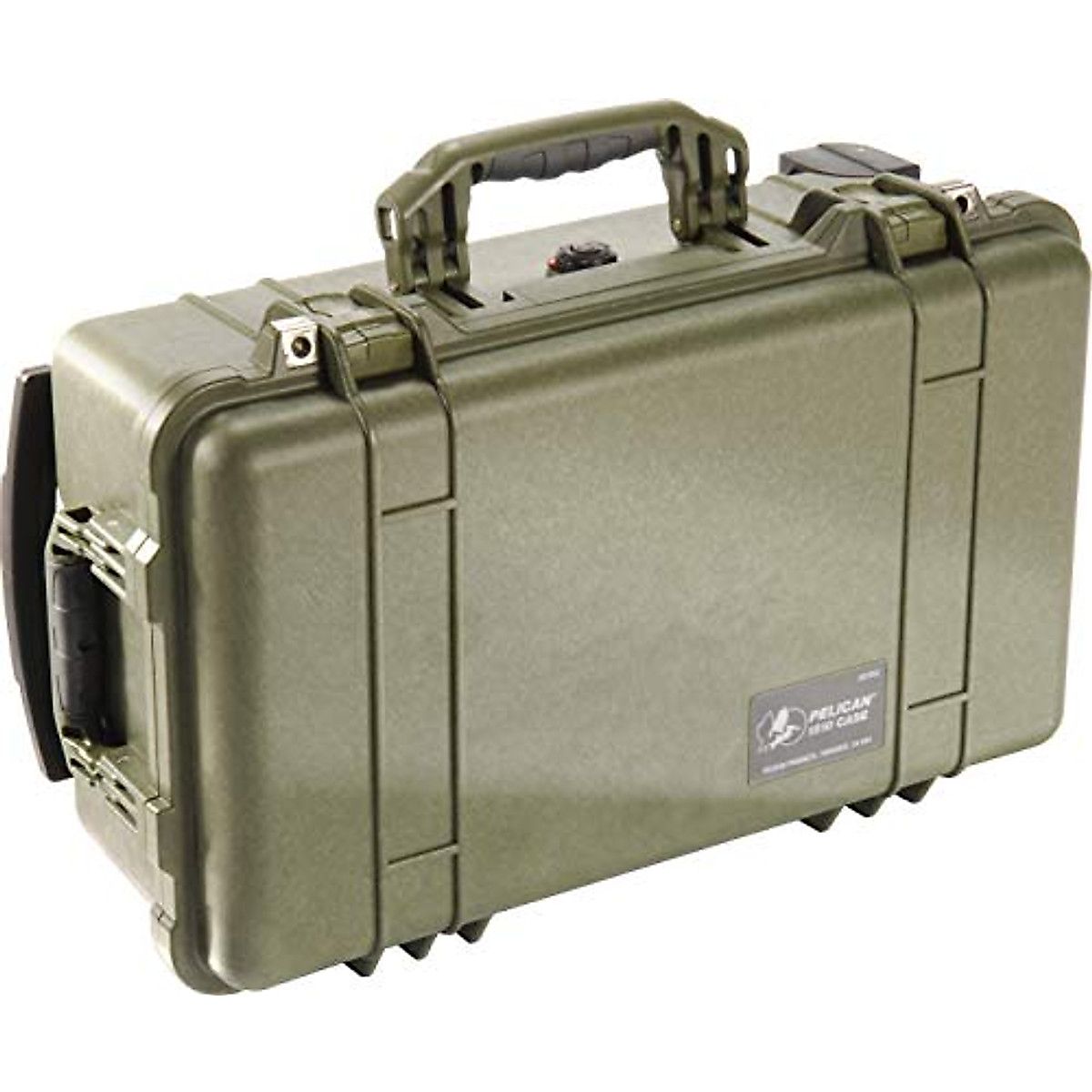 Pelican 1510 Case With Padded Dividers (OD Green), Olive Green (015100-0040-130)