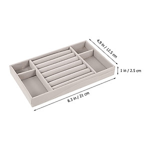 Alipis 6 Pcs Jewelry Tray Necklace Tray Peg Boards for Walls Trinket Tray Jewelry Organizer Tray Earring Storage Jewelry Organizer Stand Necklace Showcase Tray Earring Holder Bracelet