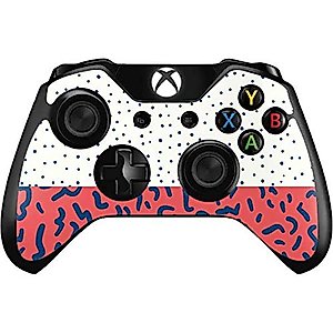 Skinit Decal Gaming Skin Compatible with Xbox One Controller - Originally Designed Polka Dot Split Design