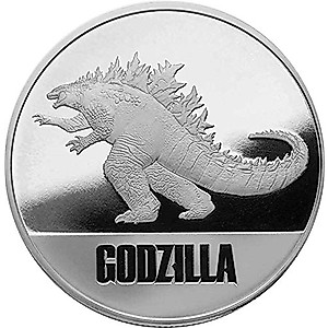 2021 DE Modern Commemorative PowerCoin Godzilla 1 Oz Silver Coin 2$ Niue 2021 1 Oz Proof