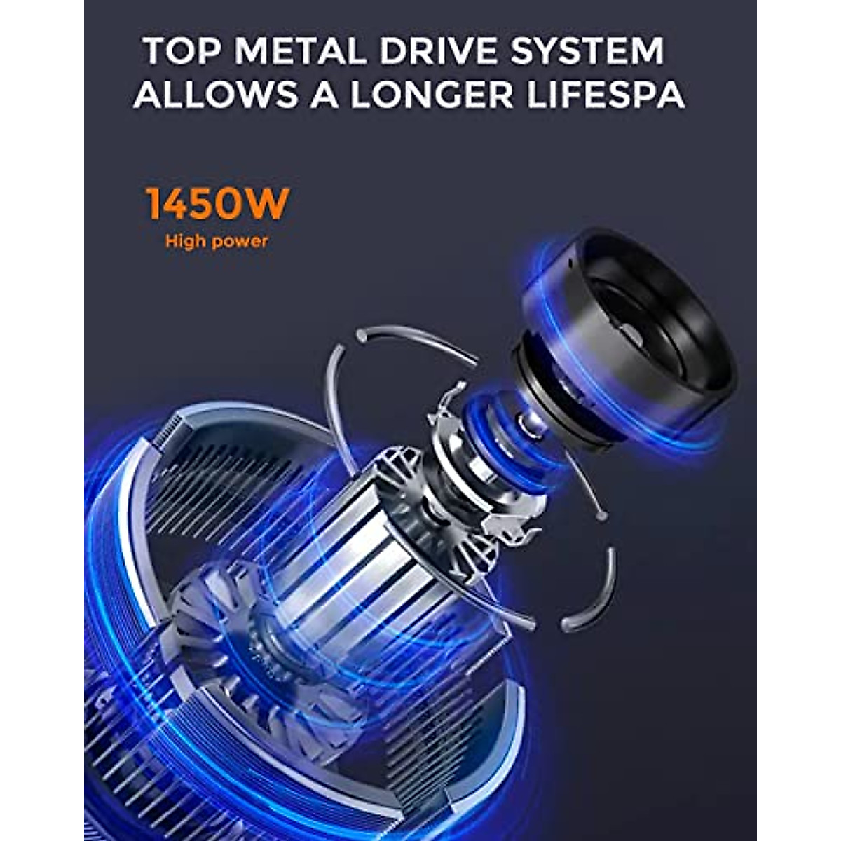 Syvio Blenders for Kitchen, Smoothie Blender 1450W with 4 Presets and 68 oz Tritan Container, Blender for Shakes and Smoothies, Crushing Ice, Frozen Fruits