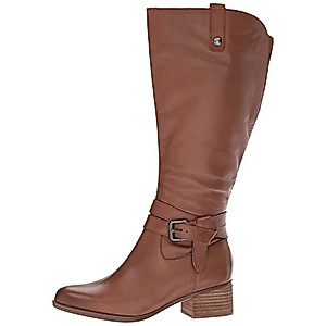 Naturalizer Women's Dev Wc Riding Boot, Saddle, 6.5 M US