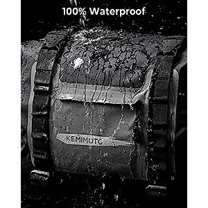 KEMIMOTO 50L Motorcycle Saddlebags with 30L Motorcycle Saddlebags