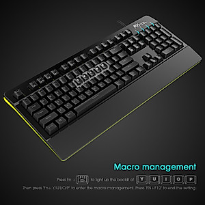 Havit 104 Keys RGB Backlit Wired Mechanical Gaming Keyboard