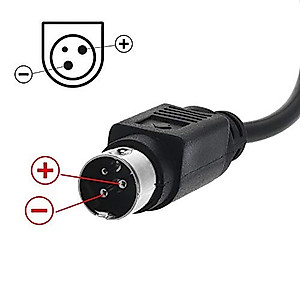 T POWER 24V 3-pin Charger for NCR RealPOS 7167 7194 7197 7198 & Epson PS180 PS179 TM-T20II TM-T70II TM-T88 TM-T90 Real POS Thermal Receipt Printer Ac Dc Adapter Power Supply