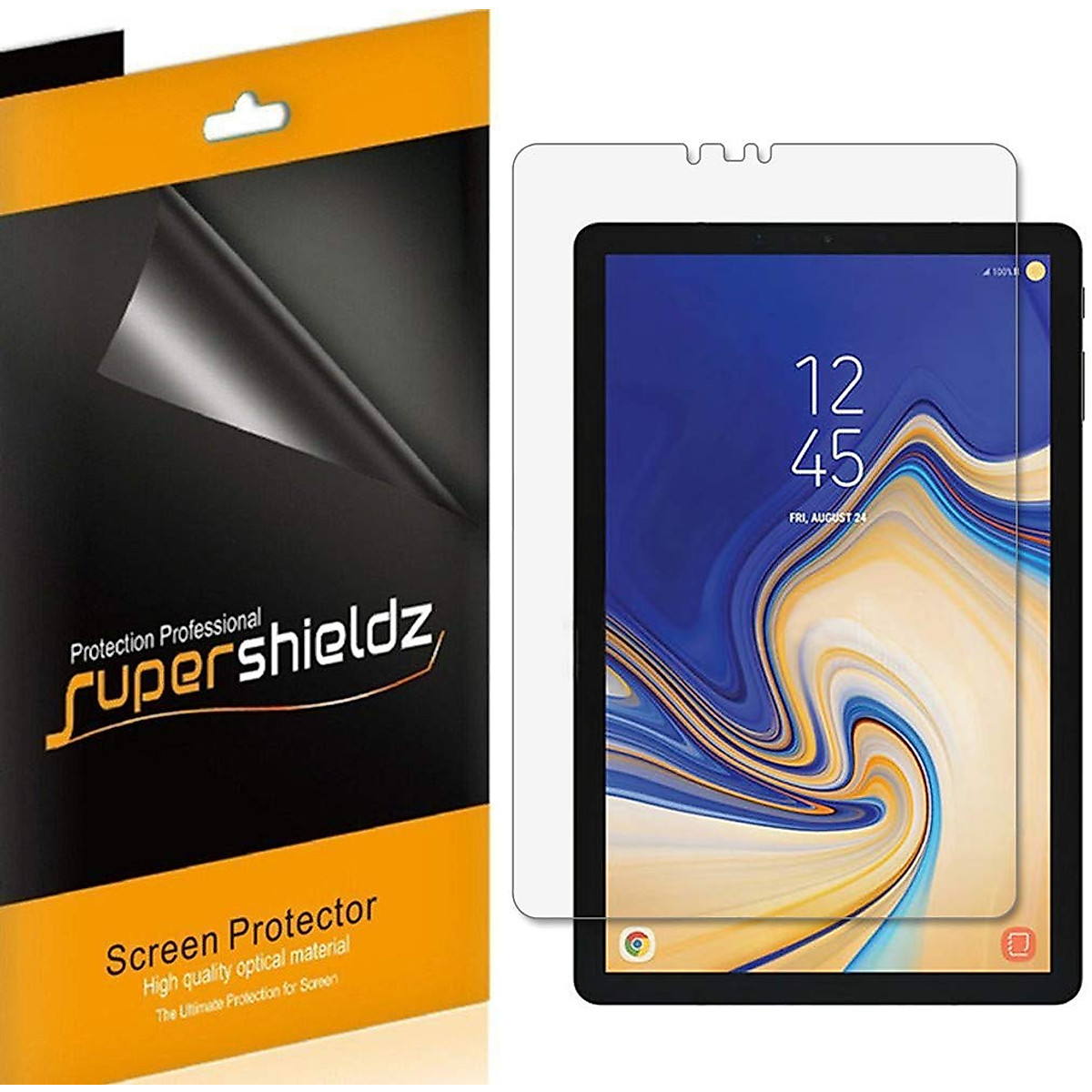 Supershieldz (3 Pack) Designed for Samsung Galaxy Tab S4 (10.5 inch) Screen Protector, Anti Glare and Anti Fingerprint (Matte) Shield