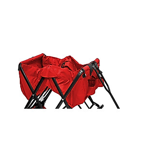 Creative Outdoor Push Pull Hauler Wagon for Kids, 200lbs Weight Capacity, All-Terrain Collapsible and Portable Folding Cart for Cargo, Beach, Park, Garden, Camping & Tailgate