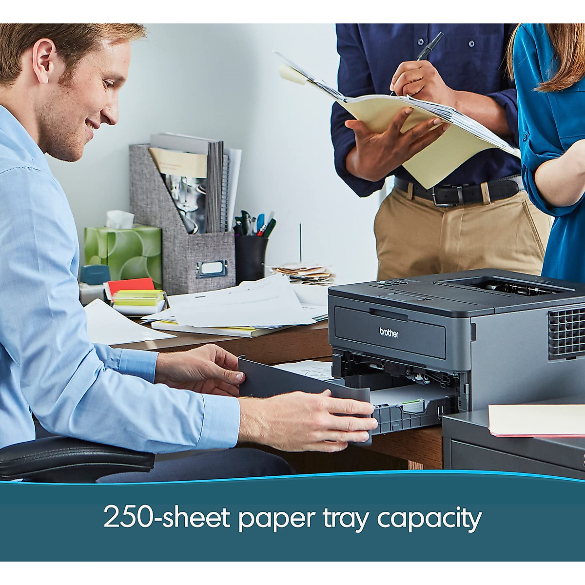 Brother Compact Monochrome Laser Printer, HL-L2370DWXL Extended Print, Up to 2 Years of Printing Included, Wireless Printing, Refresh Subscription and Amazon Dash Replenishment Ready