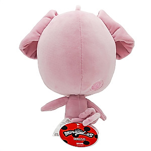Miraculous Ladybug - Kwami Mon Ami Daizzi, 9-inch Pig Plush Toys for Kids, Super Soft Stuffed Toy with Resin Eyes, High Glitter and Gloss, and Detailed Stitching Finishes (Wyncor)