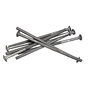 3/8" - 16 x 9 Carriage Bolt | Round Head | Hot Dip Galvanized | 45pcs Box