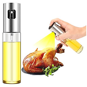 YUAKUOD Oil Sprayer for Cooking, Olive Oil Sprayer, Oil Mister, Oil Sprayer for Air Fryer, Oil Spray Bottle for Salad, BBQ, Kitchen Baking, Roasting
