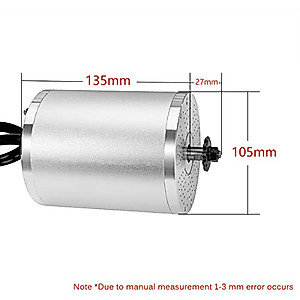 Brushless DC Motor 3000W 72V Electric Motor High Power Brushless Motor Controller 50A Scooter Motor Go Kart Electric Motor Kit