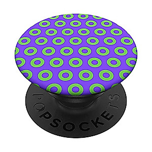 Phish Donut Pattern | Purple and Green PopSockets Swappable PopGrip