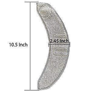 GVMM mop pad Compatible with iRobot Roomba Combo j7/j7+Microfiber Mopping Pad, Washable & Reusable Cleaning Refill Pads (4 Packs)