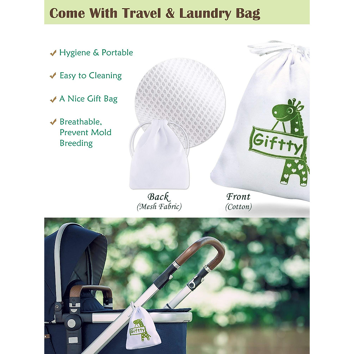 Giftty Baby Teething Mitten, Self-Soothing Teether Glove, Pain Relief Silicone Mitt, Double Breathable, Stay on Baby's Hand, Unisex for Babies 3-12 Months(2 Pink Mittens)