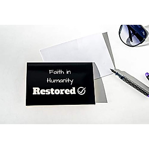 Thank You Card Pack of 52 (with Envelopes) by Eat That Frog | Cute and Funny Designs to Make Them Laugh | Great for Graduation, Wedding, Holidays, Etc. | by Eat That Frog (Funny and Punny, 52 Pack)