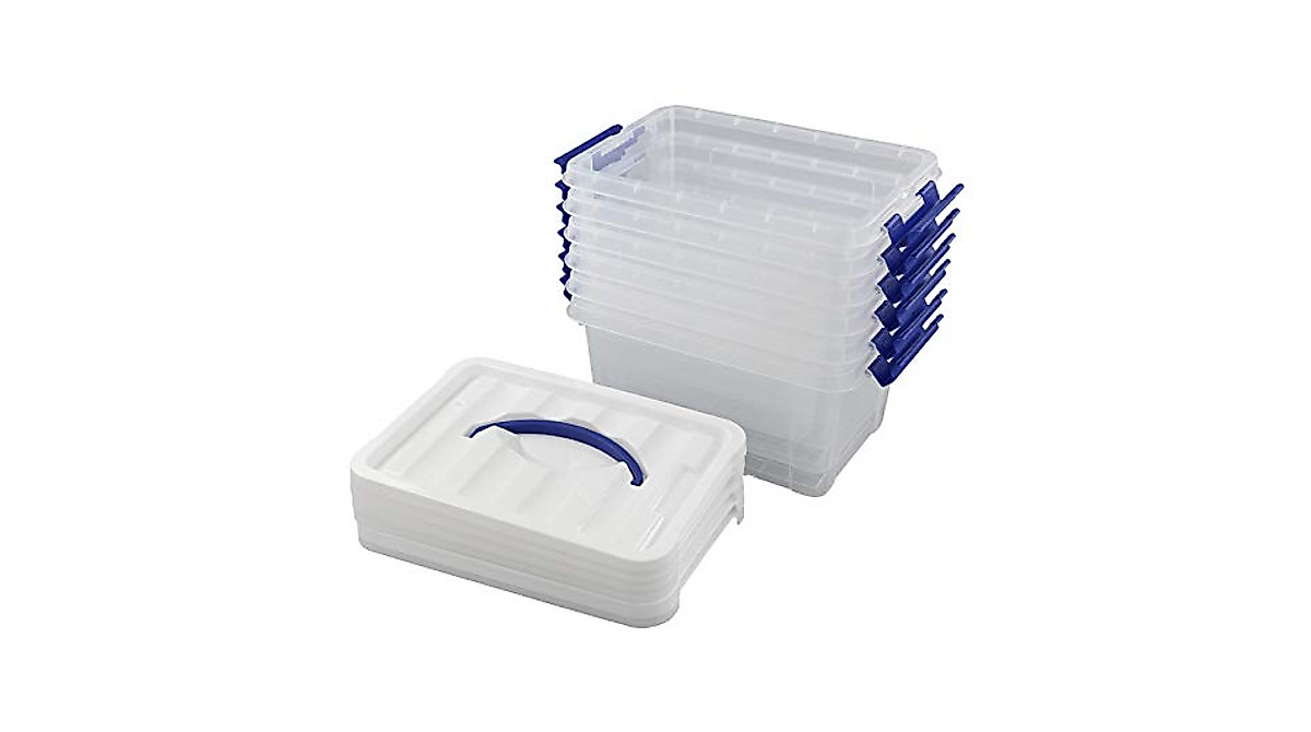DynkoNA 6-Pack Storage Boxes for Organization and Tidiness