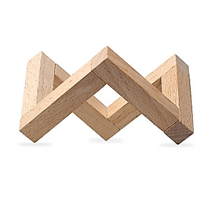 Lamp Holder,Funien Wood Bracket Moon Lamp Holder Detachable Wooden Stand for 3D Printing Moon Lamp Ball Shaped Night Light, Small Size