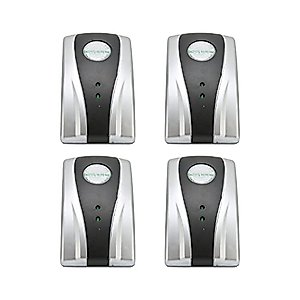 Zyyini 4 Pack Power Save, Smart Energy Saver Device, Surge , Household 30000W Electricity Saving Box for Home, Power Saver for TV House (White)