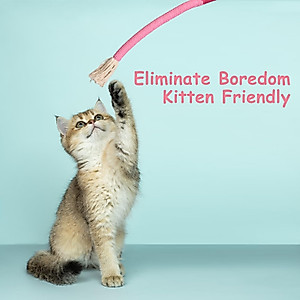 Pumwoy Cat Toys,Catnip Toys for Cats,Catnip Kittens Toys for Teething Cat,Chewing Toys with Catnip,Rope Toys for Practicing Cat Kicking(3-Pack)