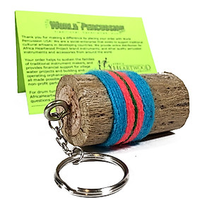 Africa Heartwood Project 5" Cactus Rainstick with Keychain Kit