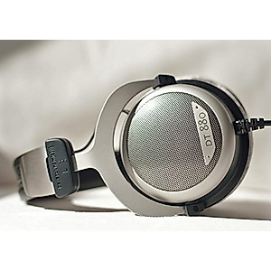 beyerdynamic DT 880 Premium Edition Over-Ear-Stereo Headphones. Semi-Open Design, Wired, high-end (32, 250, or 600 Ohm) (600 OHM, Gray)