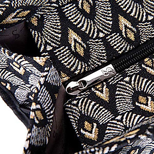 Signare Tapestry Shoulder Bag Shopping Bag for Women with Luxor Art Deco Style