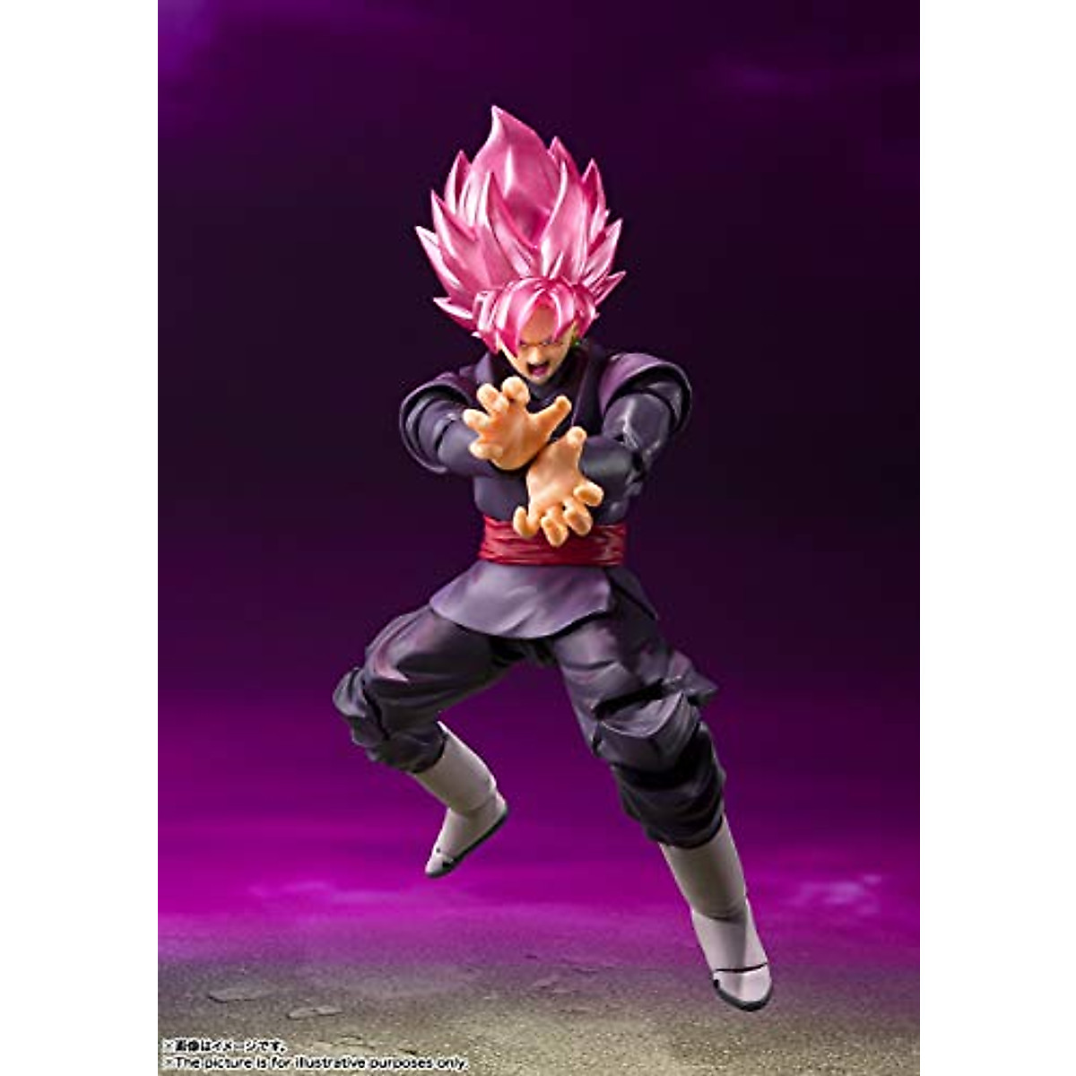 TAMASHII NATIONS - Dragon Ball Super - Goku Black Super Saiyan Rose, Bandai Spirits S.H.Figuarts Action Figure