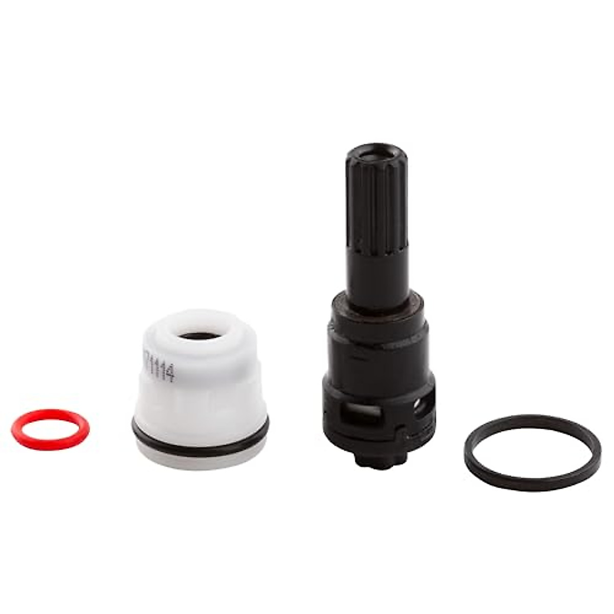 Pfister 9100310 1/4" Turn Hot Side Plastic Stem Bathroom Faucet Ceramic Disc Cartridge Replacement Part, Multicolor