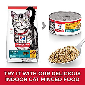 Hill's Science Diet Adult Indoor Chicken Recipe Dry Cat Food, 15.5 lb. Bag