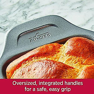 All-Clad Pro-Release Nonstick Bakeware Loaf Pan 8x4 Inch Oven Safe 450F Half Sheet, Cookie Sheet, Muffin Pan, Cooling & Baking Rack, Round Cake Pan, Loaf Pan, Baking Pan Grey