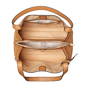 kate spade new york Knott Pebbled and Suede Leather Large Shoulder Bag Bungalow One Size