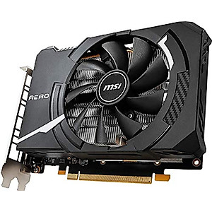 MSI Gaming GeForce GTX 1660 Super 192-bit HDMI/DP 6GB GDRR6 HDCP Support DirectX 12 Single Fan VR Ready OC ITX Graphics Card (GTX 1660 Super AERO ITX OC)
